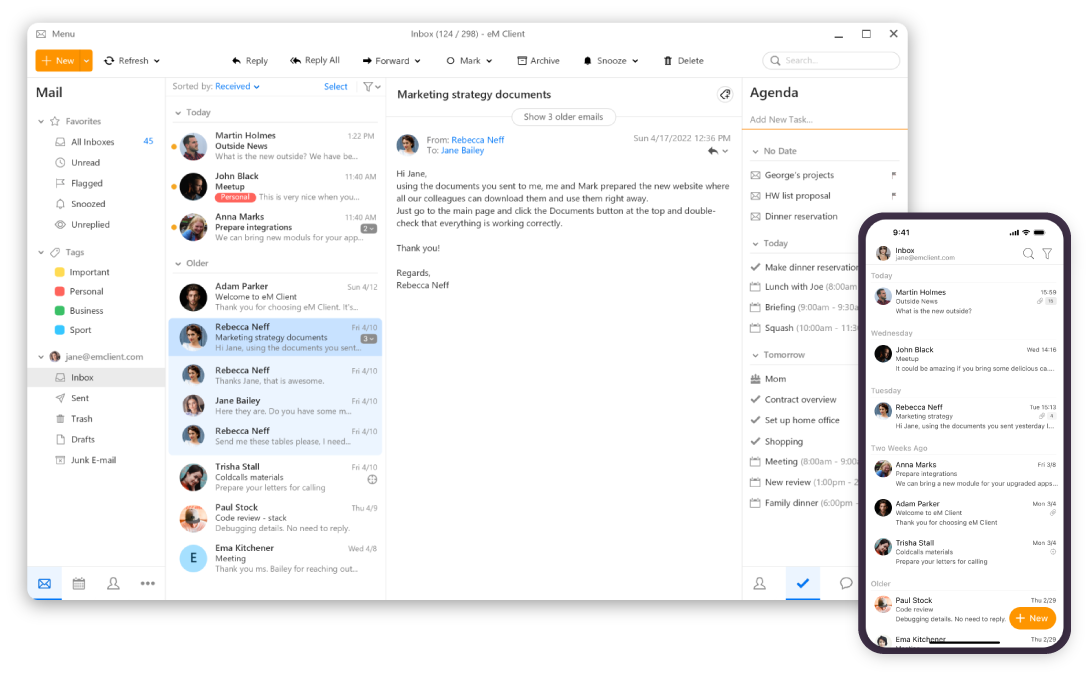 eM Client | The Best Email Client for Windows and Mac
